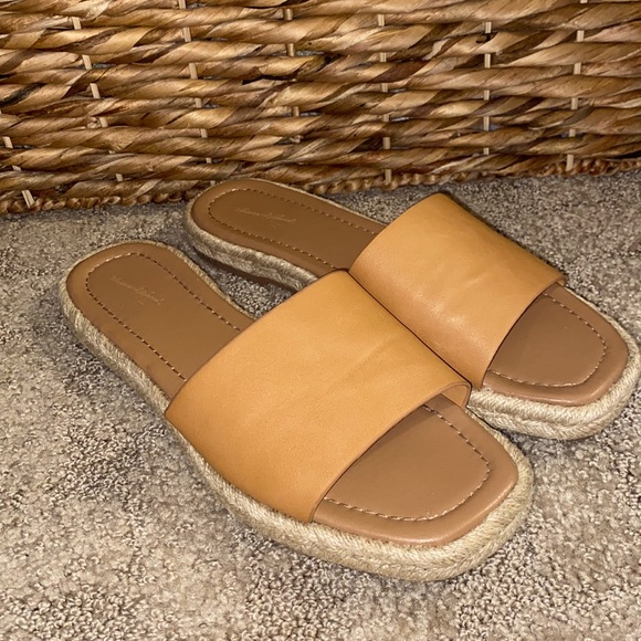 Universal Thread | Shoes | Universal Thread Square Toe Espadrille Slide ...